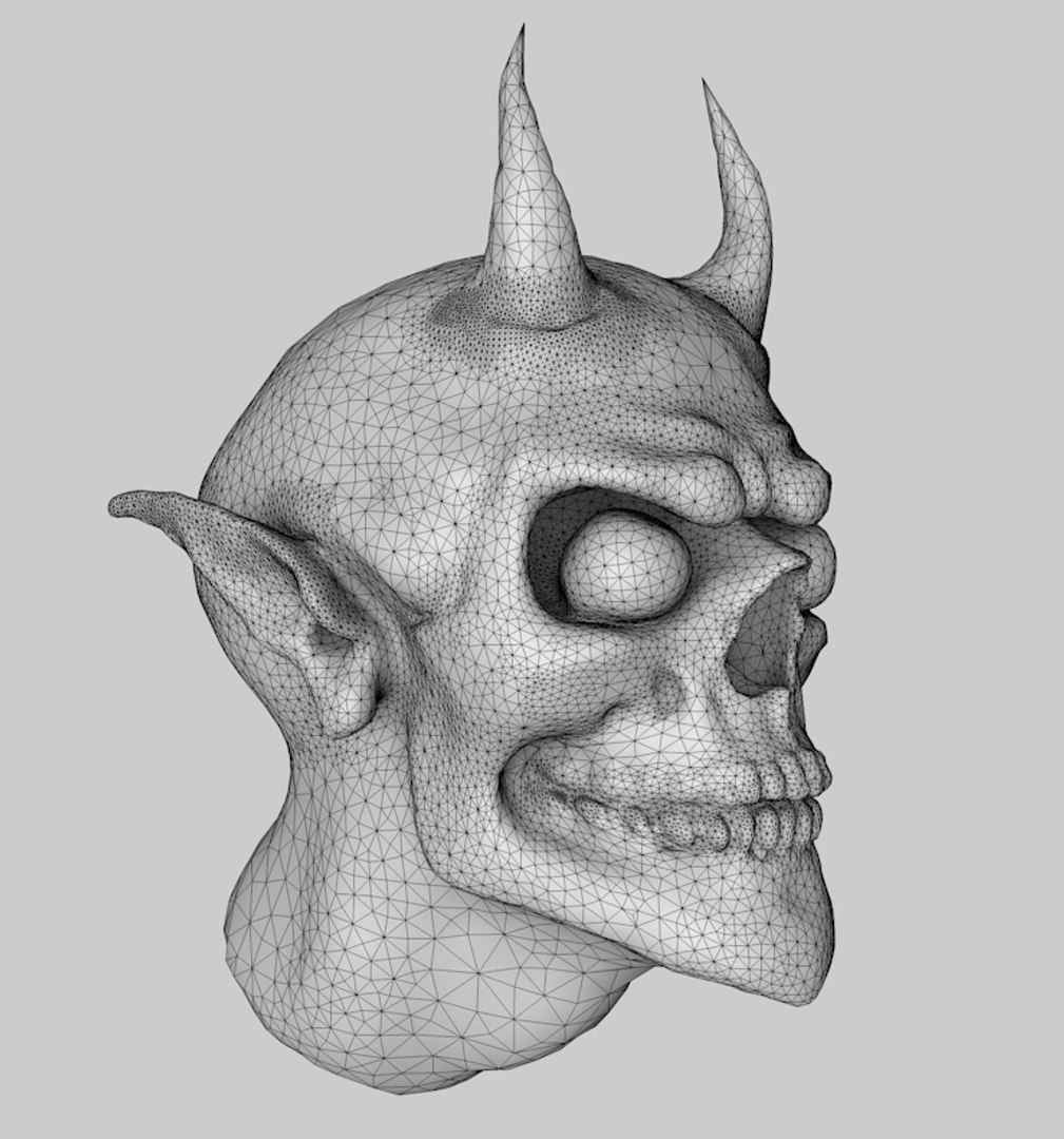 Devil Head 3D Model - TurboSquid 1334050
