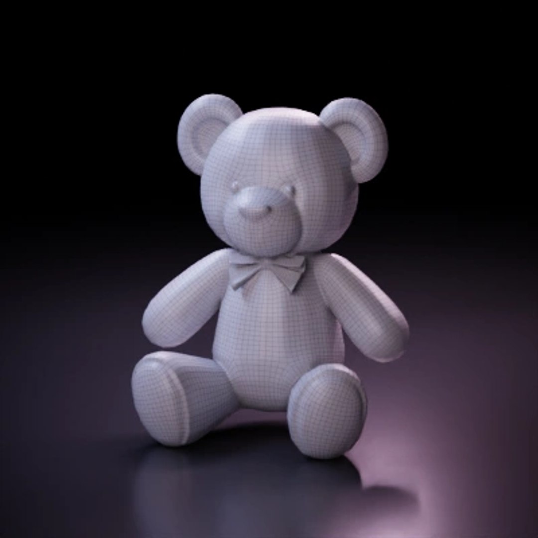 3D Model Teddybear Plush Toy - TurboSquid 2330463