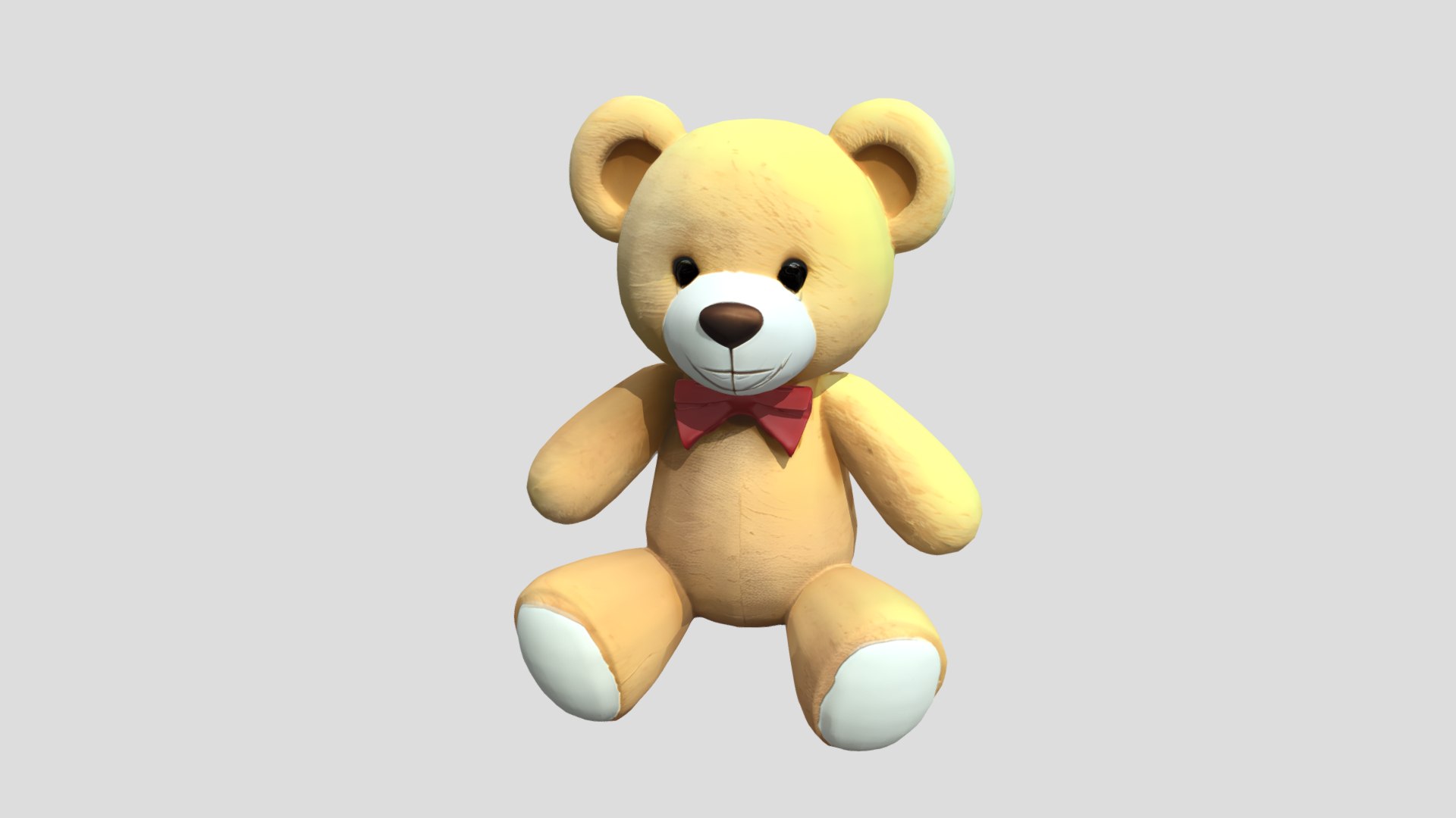 3D Model Teddybear Plush Toy - TurboSquid 2330463