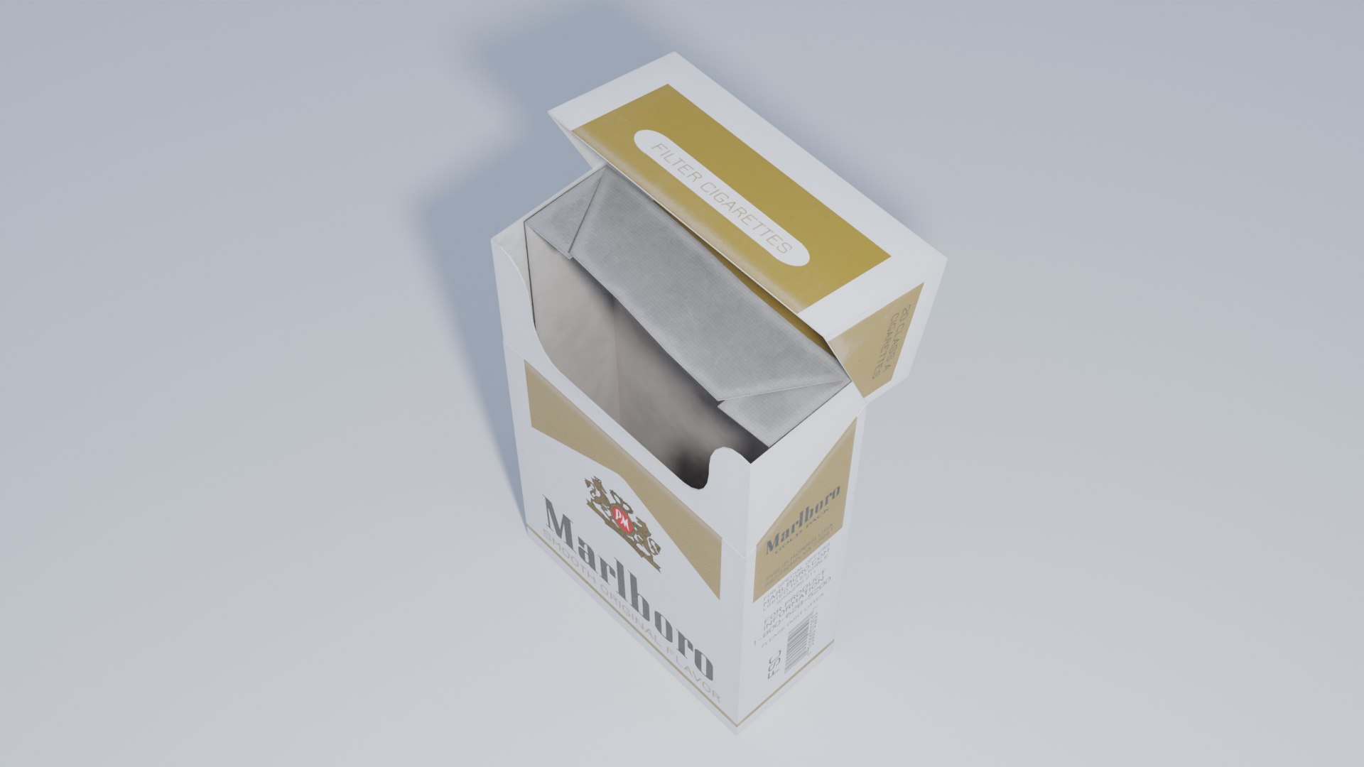 Marlboro Cigarette Box 2 Versions 4K 3D Model - TurboSquid 1972503