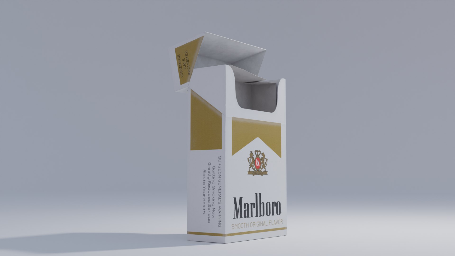 Marlboro Cigarette Box 2 Versions 4K 3D Model - TurboSquid 1972503