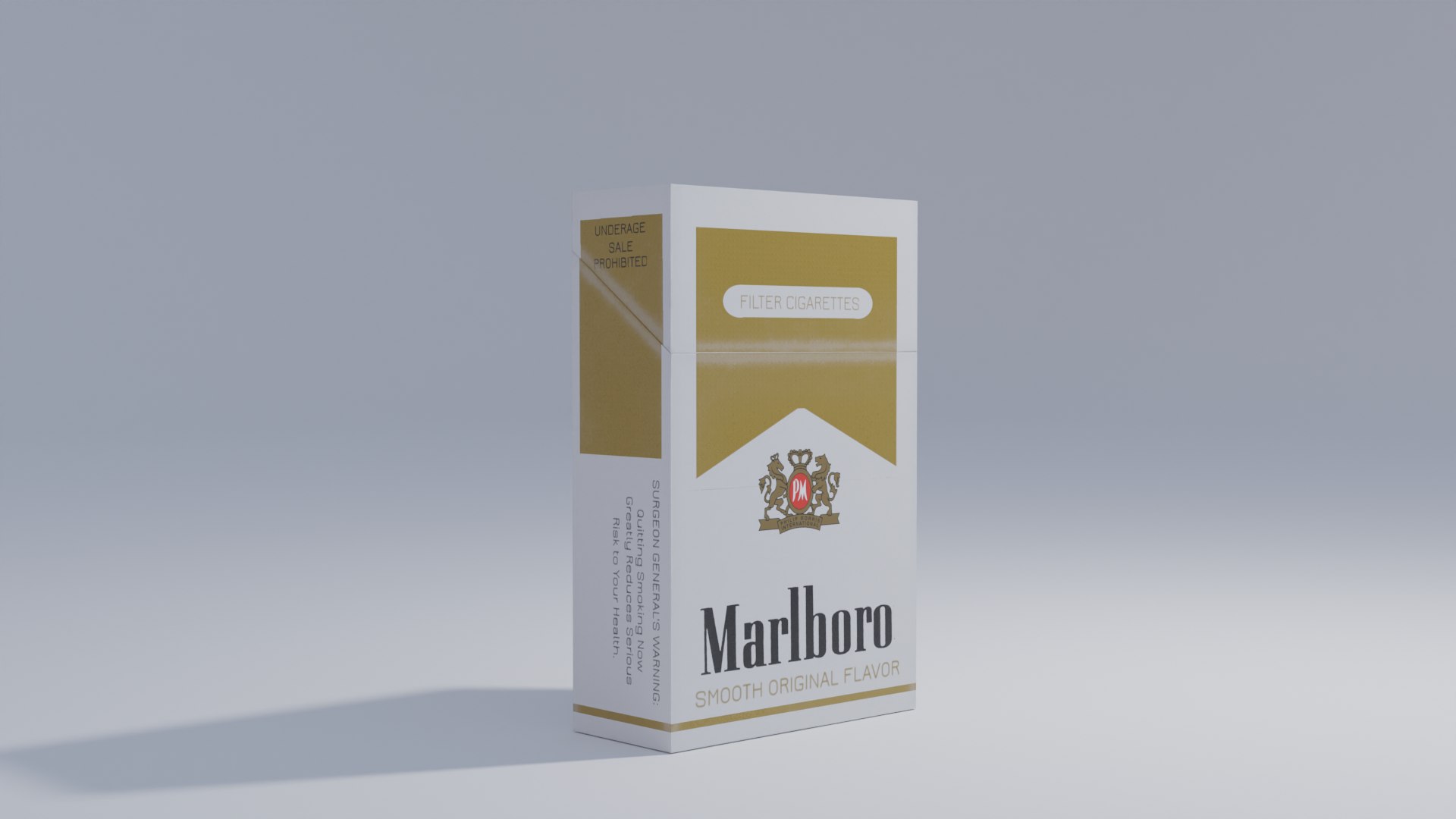 Marlboro Cigarette Box 2 Versions 4K 3D Model - TurboSquid 1972503