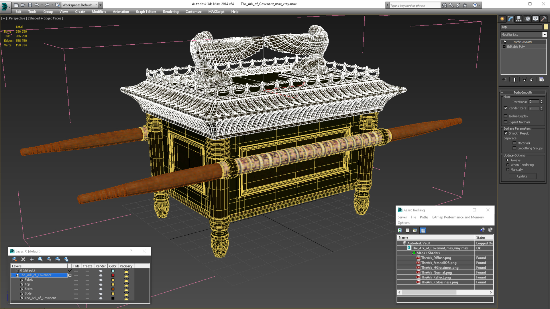3D Ark of Covenant model - TurboSquid 1845821