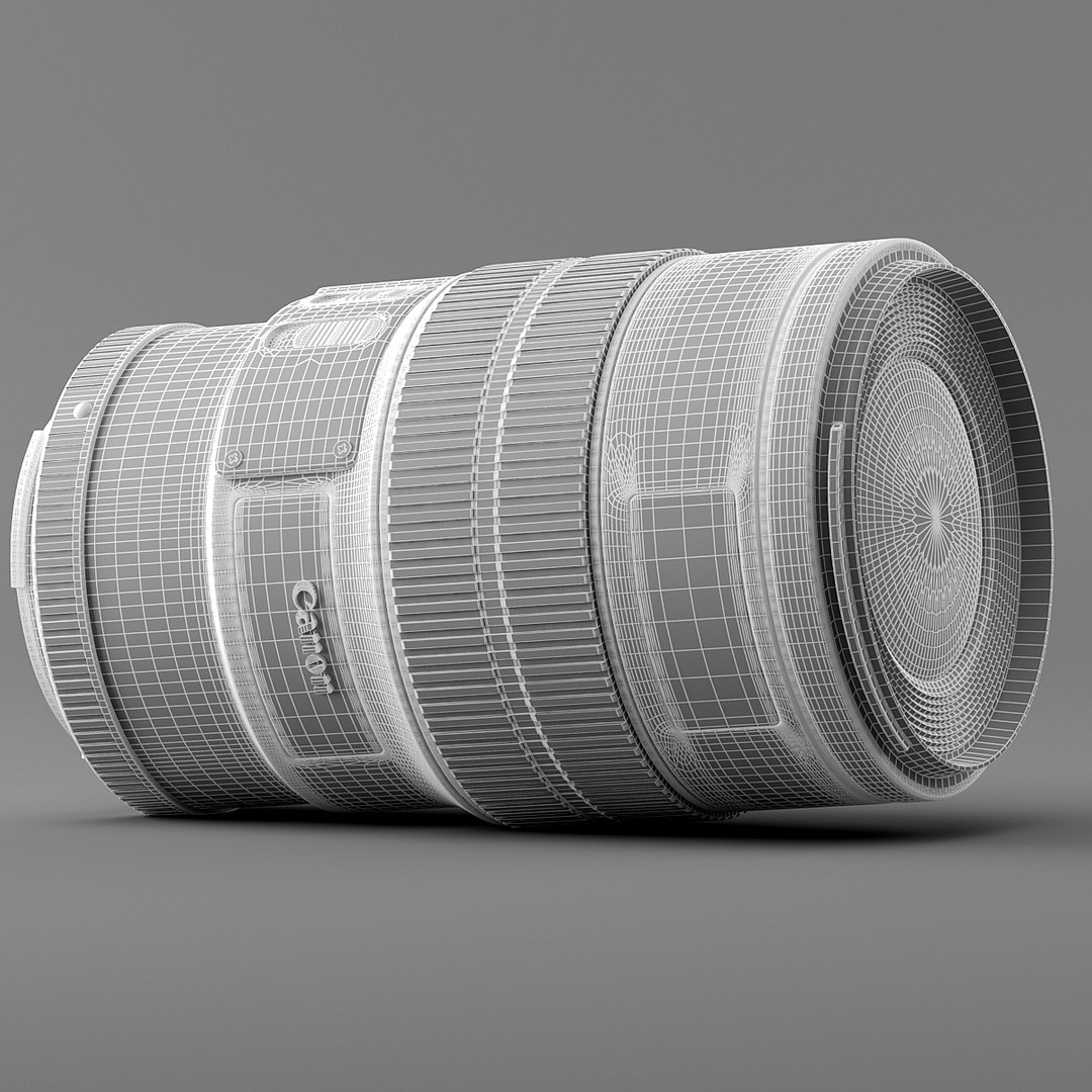 Canon Macro Ef L 3d Model
