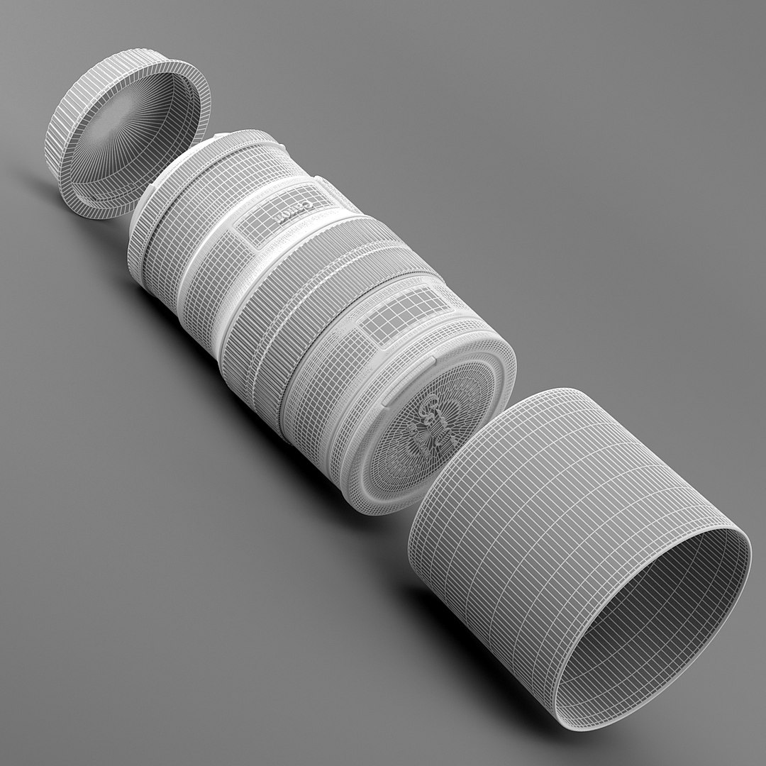 Canon Macro Ef L 3d Model