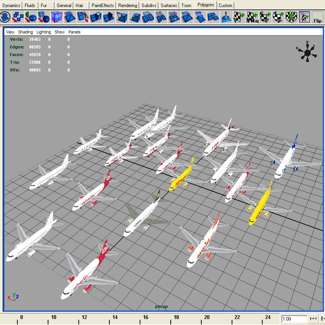 3d Commercial Aircraft