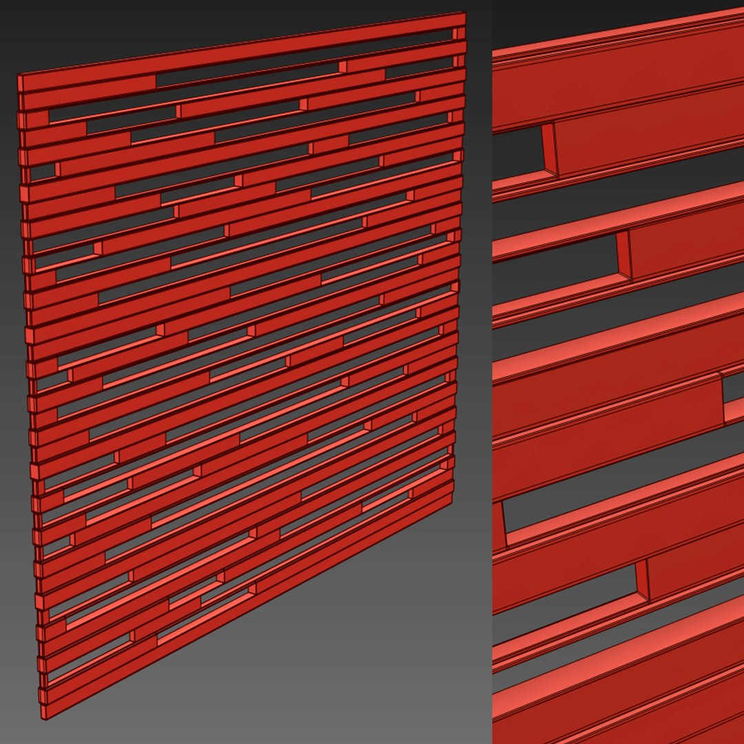 3D Decorative Partition Set 60 Model - TurboSquid 1557615