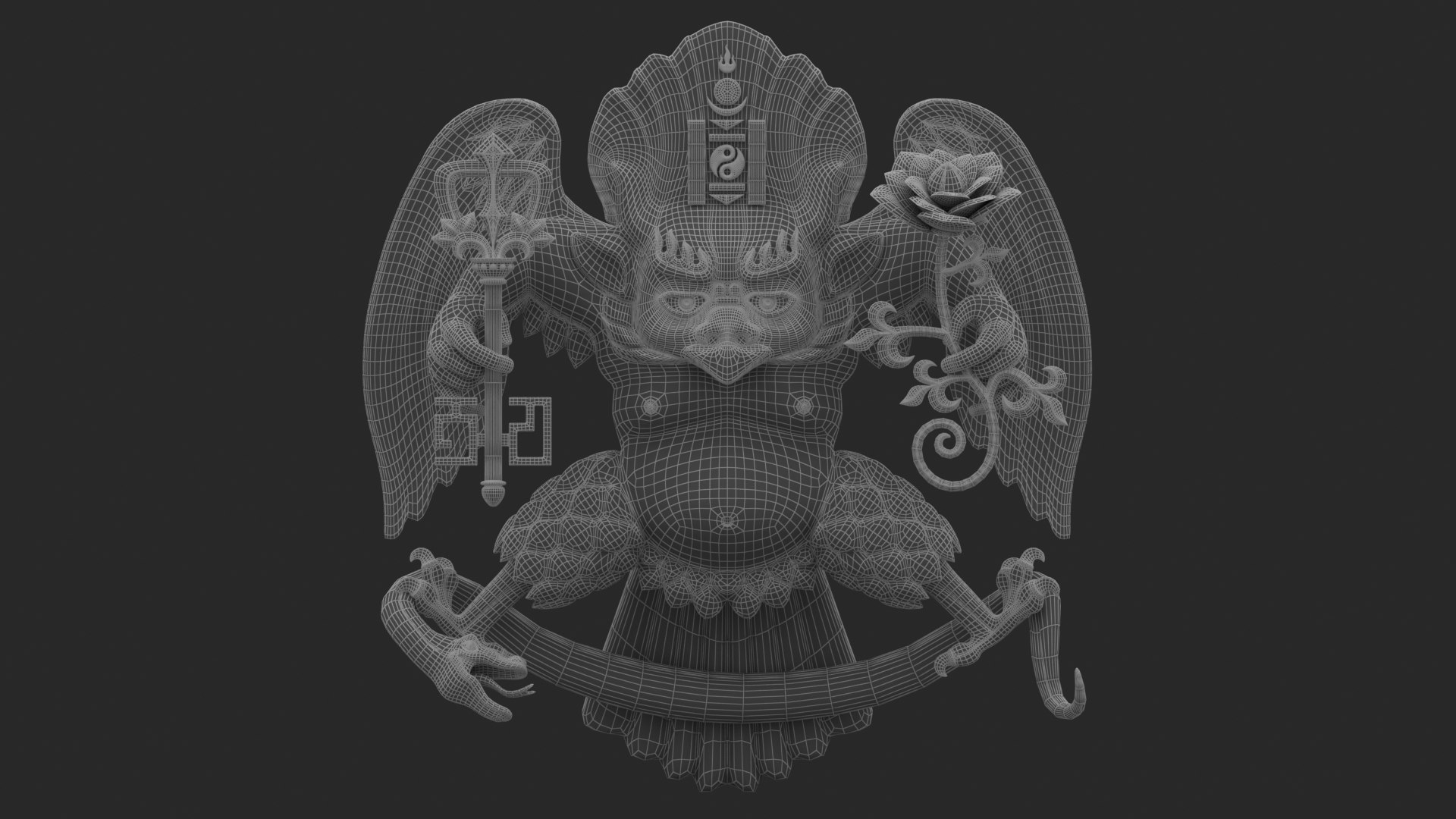 Garuda Bird 3D Model - TurboSquid 1945298