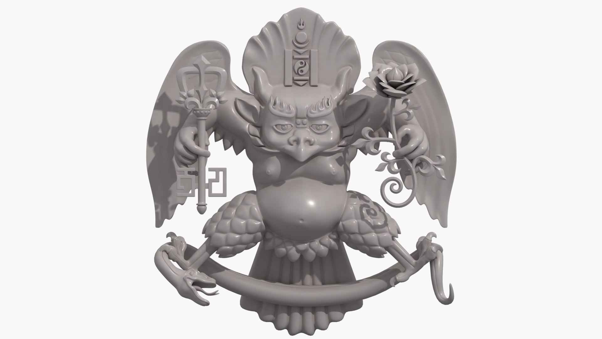 Garuda Bird 3D Model - TurboSquid 1945298