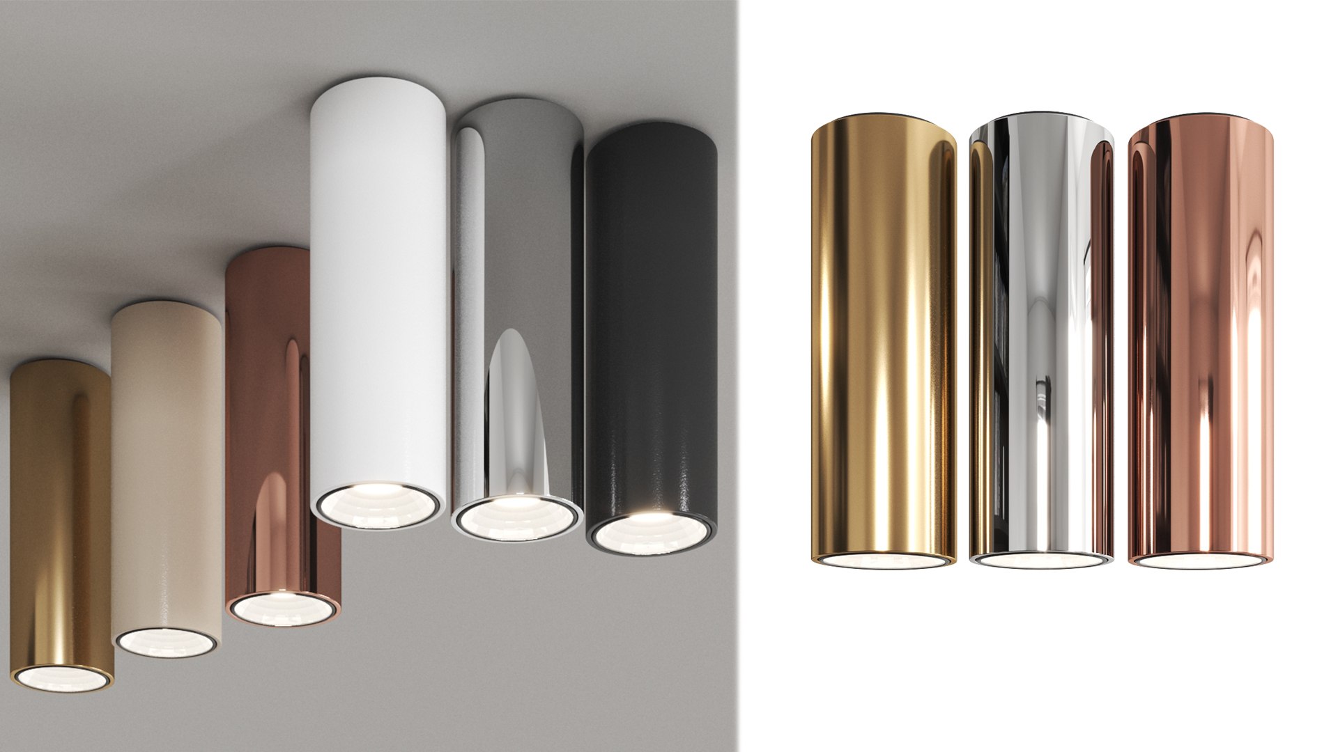 Kronn by Milan Iluminacion Modular Ceiling Light 3D model - TurboSquid ...