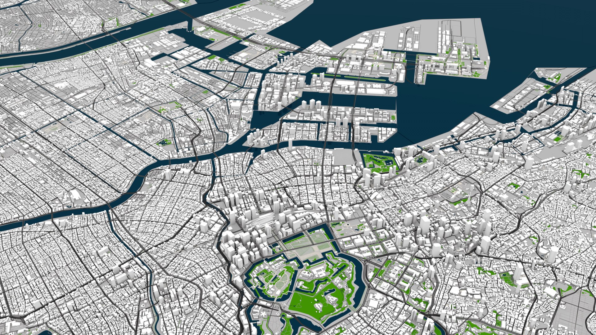 Tokyo City Japan Skyline 3D Model - TurboSquid 2364658