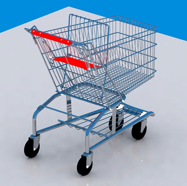 3ds max shopping cart car