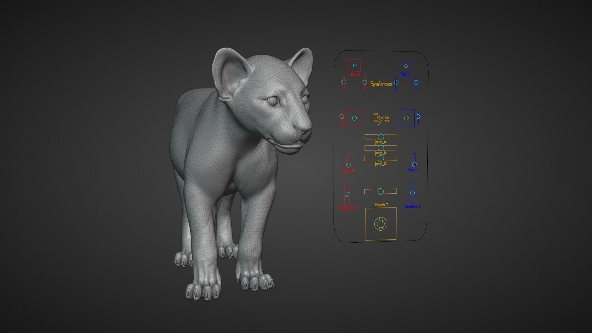 Lion Cub Animated model - TurboSquid 2016560