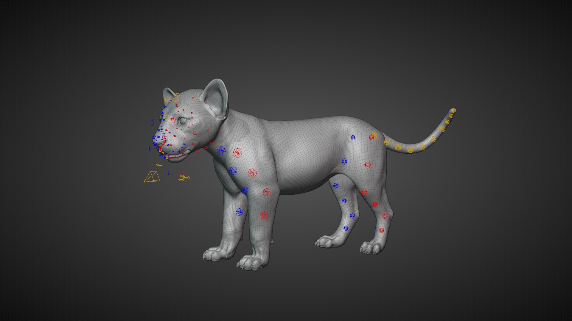Lion Cub Animated model - TurboSquid 2016560