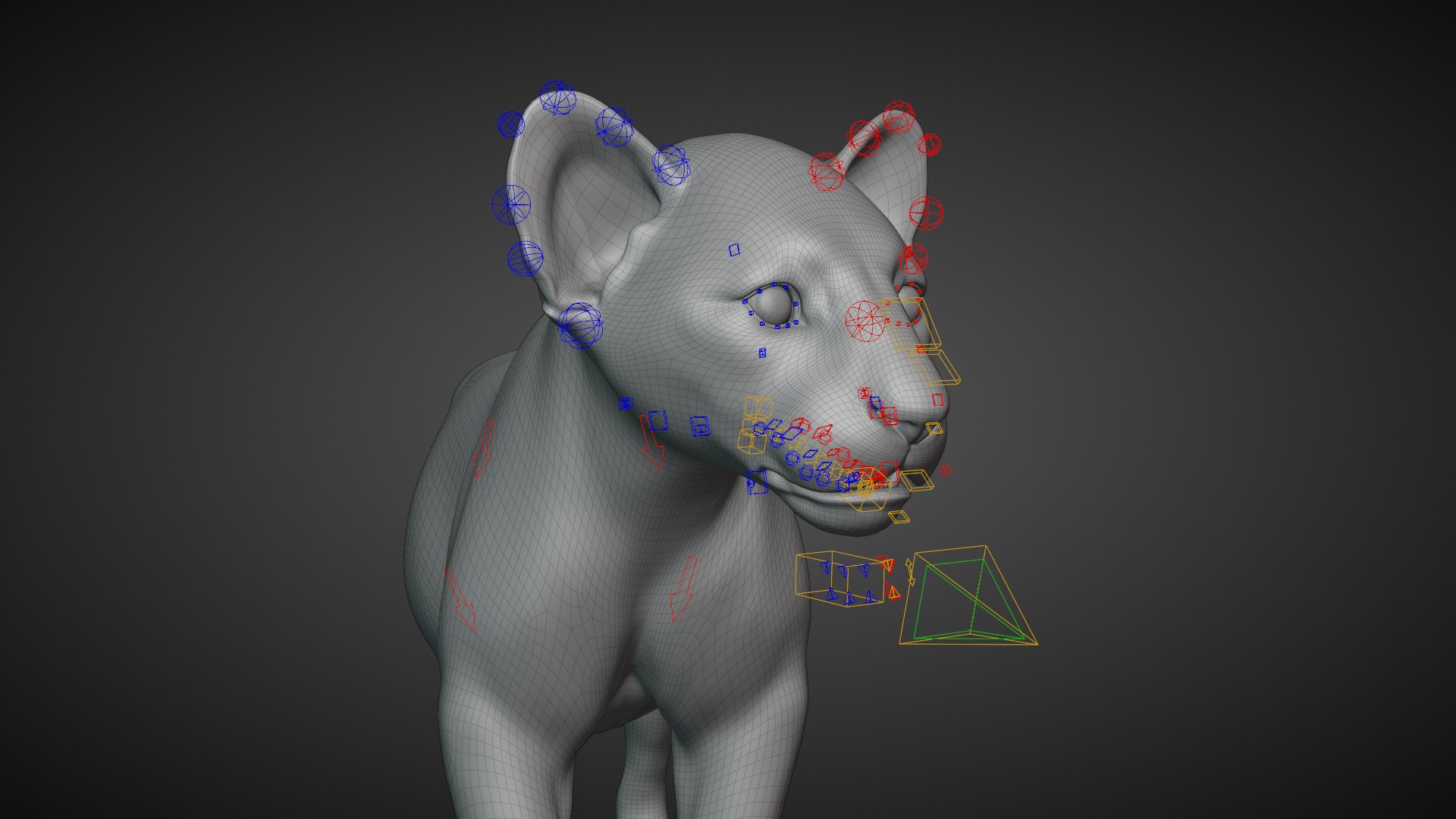 Lion Cub Animated model - TurboSquid 2016560