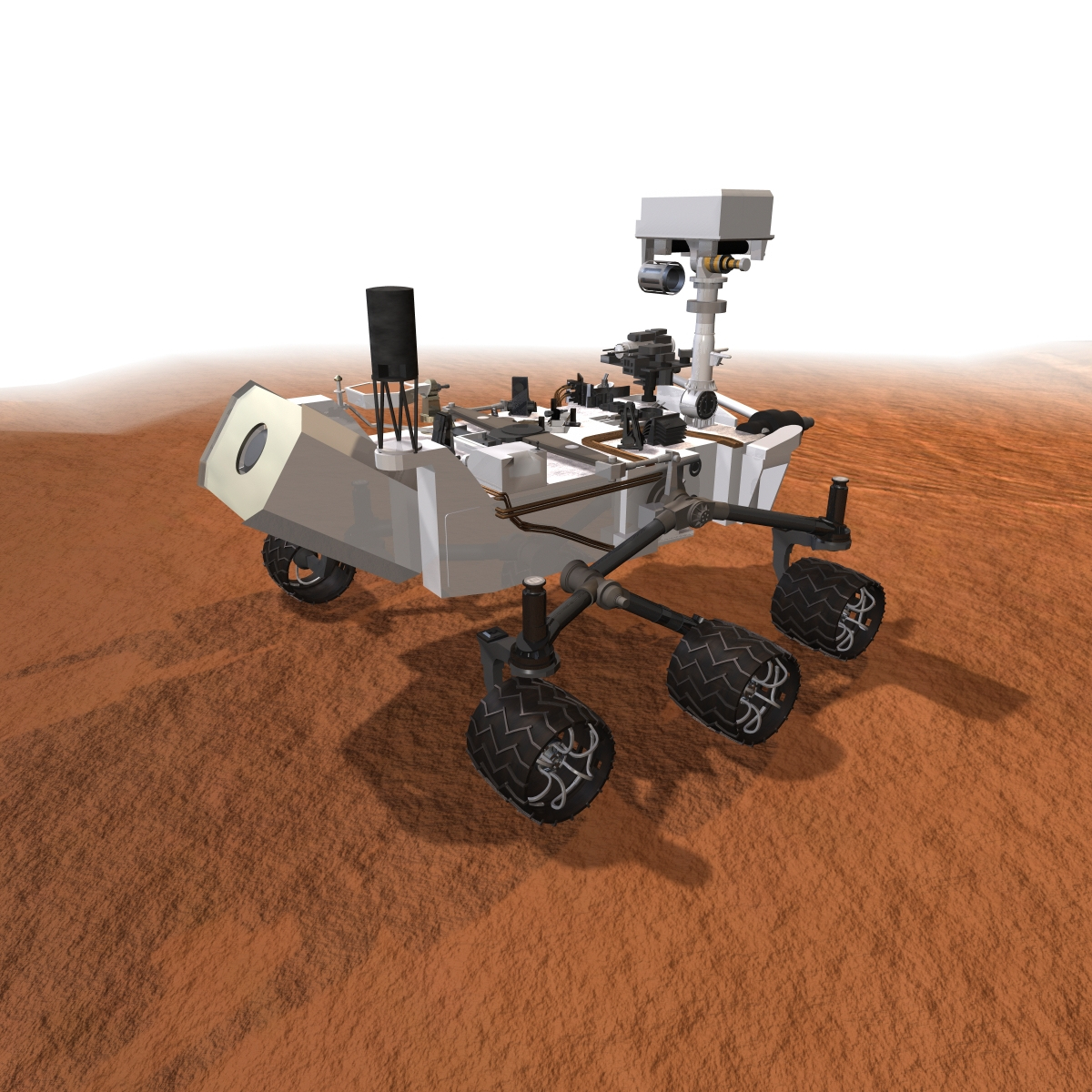 curiosity mars rover fbx