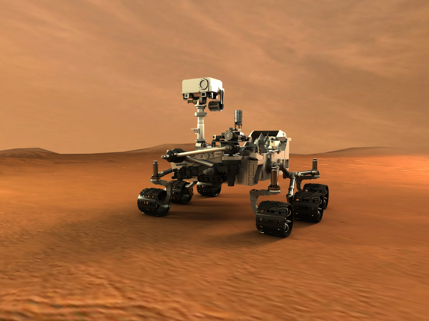 curiosity mars rover fbx