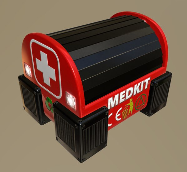 3D medkit box crate model - TurboSquid 1449992