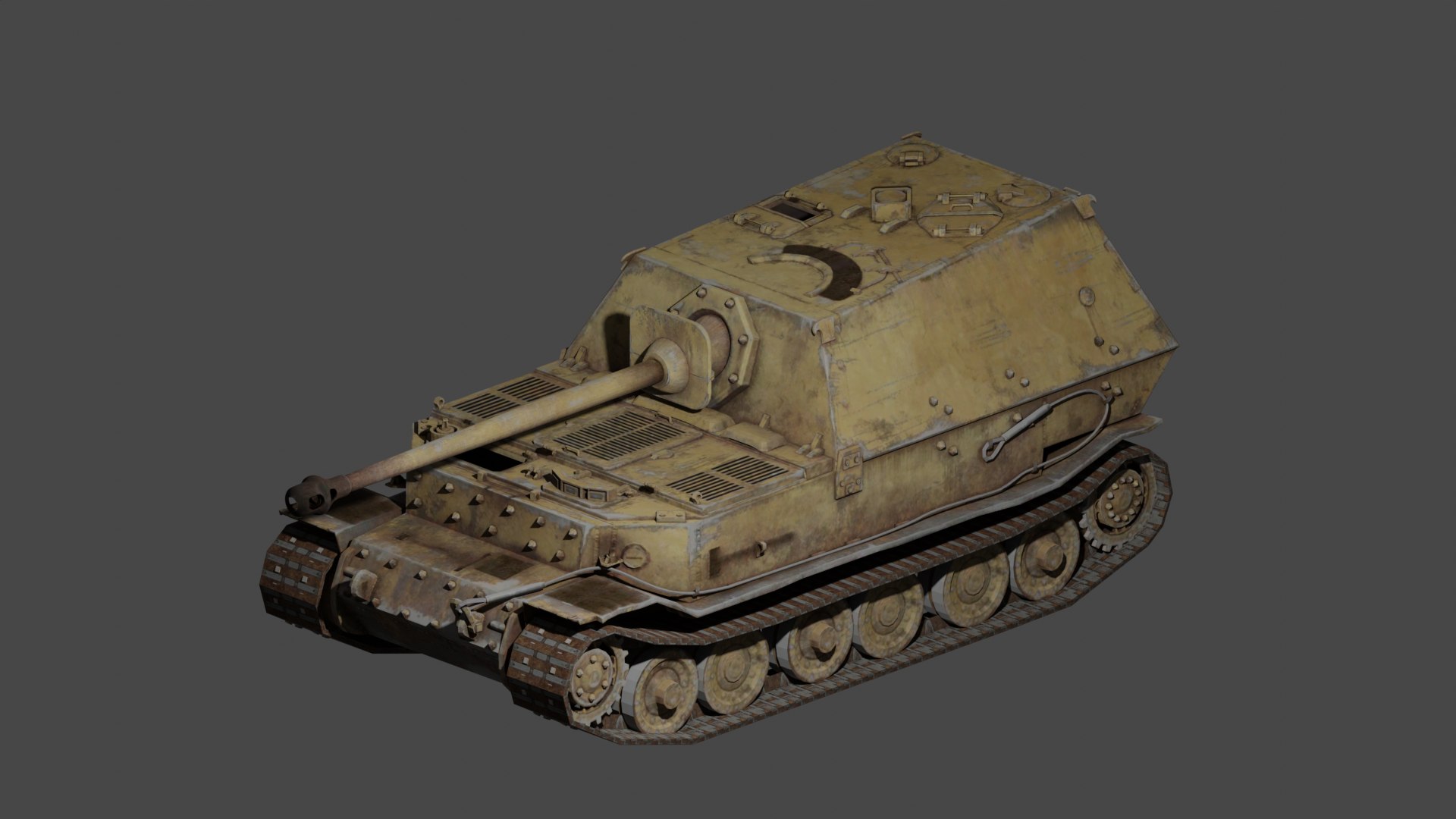 Free Ferdinand Tank Destroyer 3D - TurboSquid 2148659
