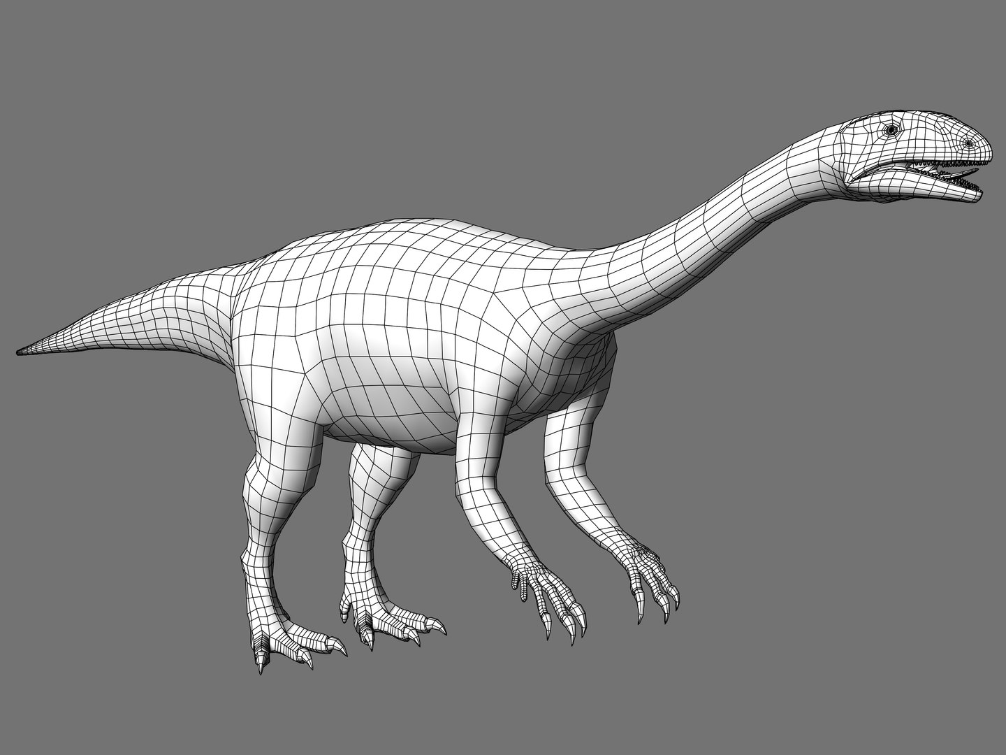 Unaysaurus Dinosaur Triassic Animal Model - TurboSquid 2332550