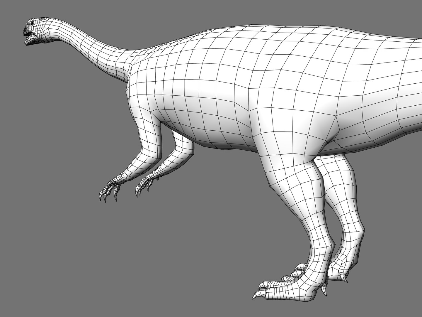 Unaysaurus Dinosaur Triassic Animal Model - TurboSquid 2332550