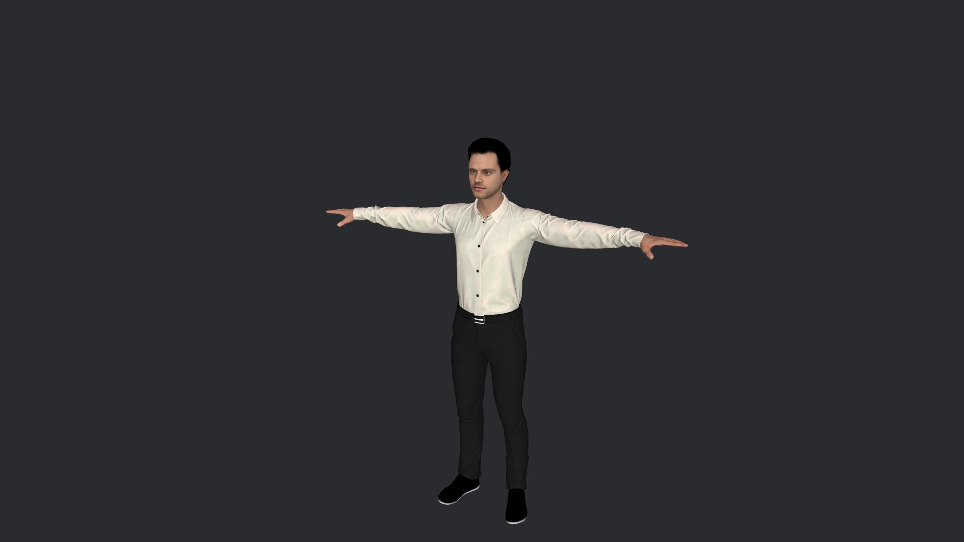3D Model Sebastian Stan Hyper Realistic Full Body Fully Rigged 3D ...