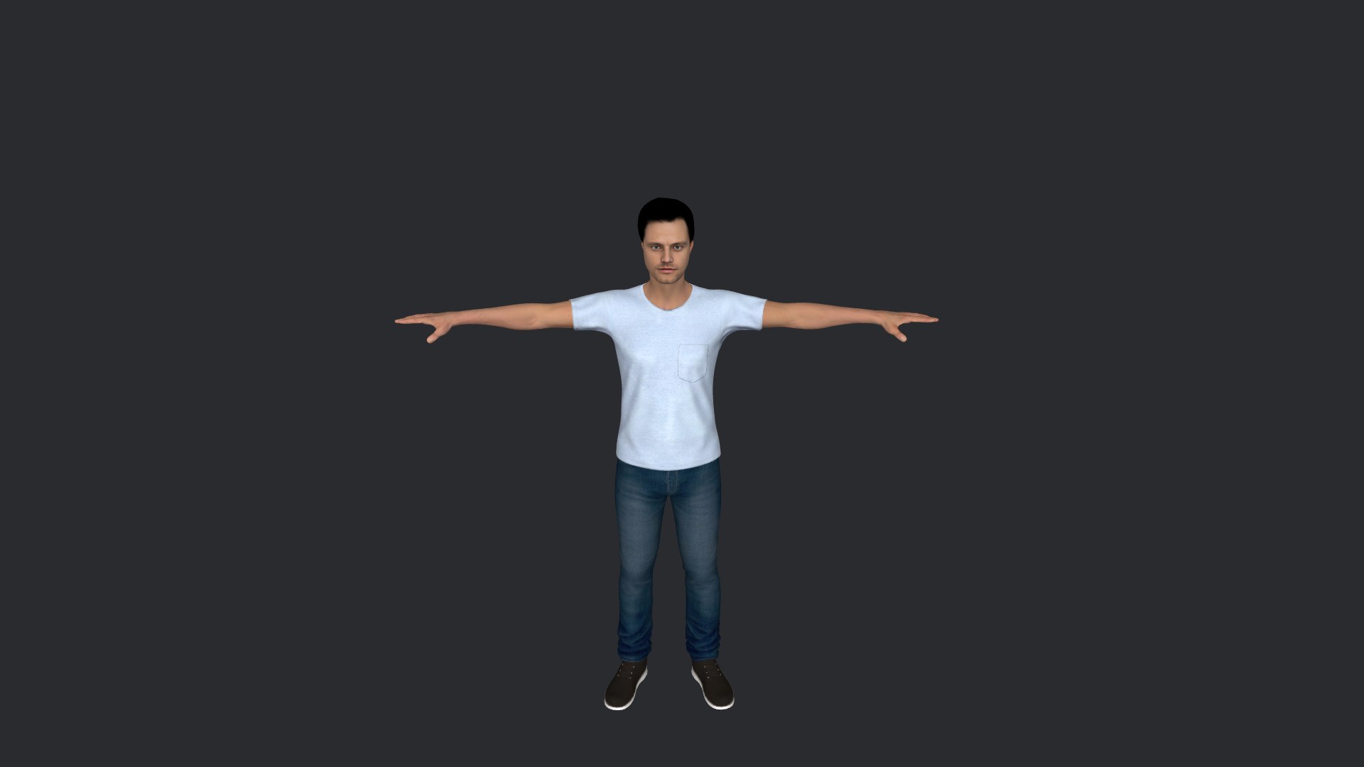 3D Model Sebastian Stan Hyper Realistic Full Body Fully Rigged 3D ...