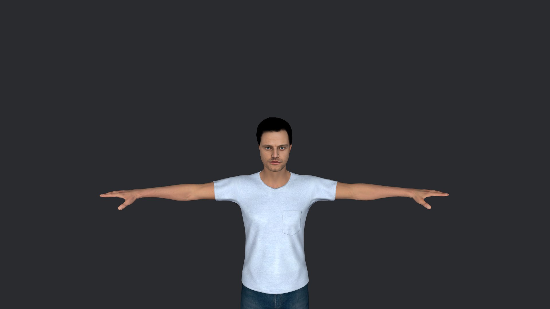 3D Model Sebastian Stan Hyper Realistic Full Body Fully Rigged 3D ...