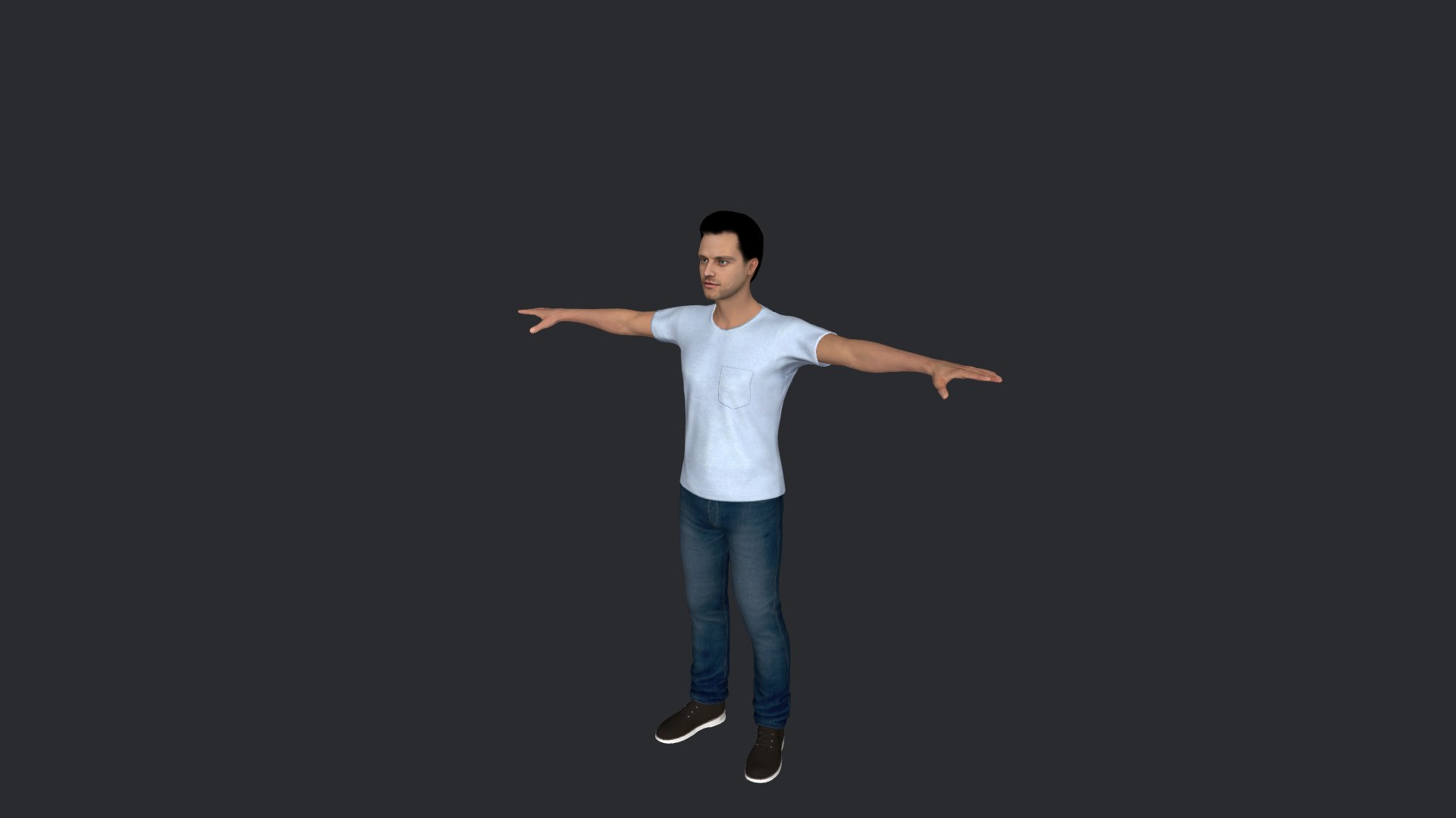 3D Model Sebastian Stan Hyper Realistic Full Body Fully Rigged 3D ...