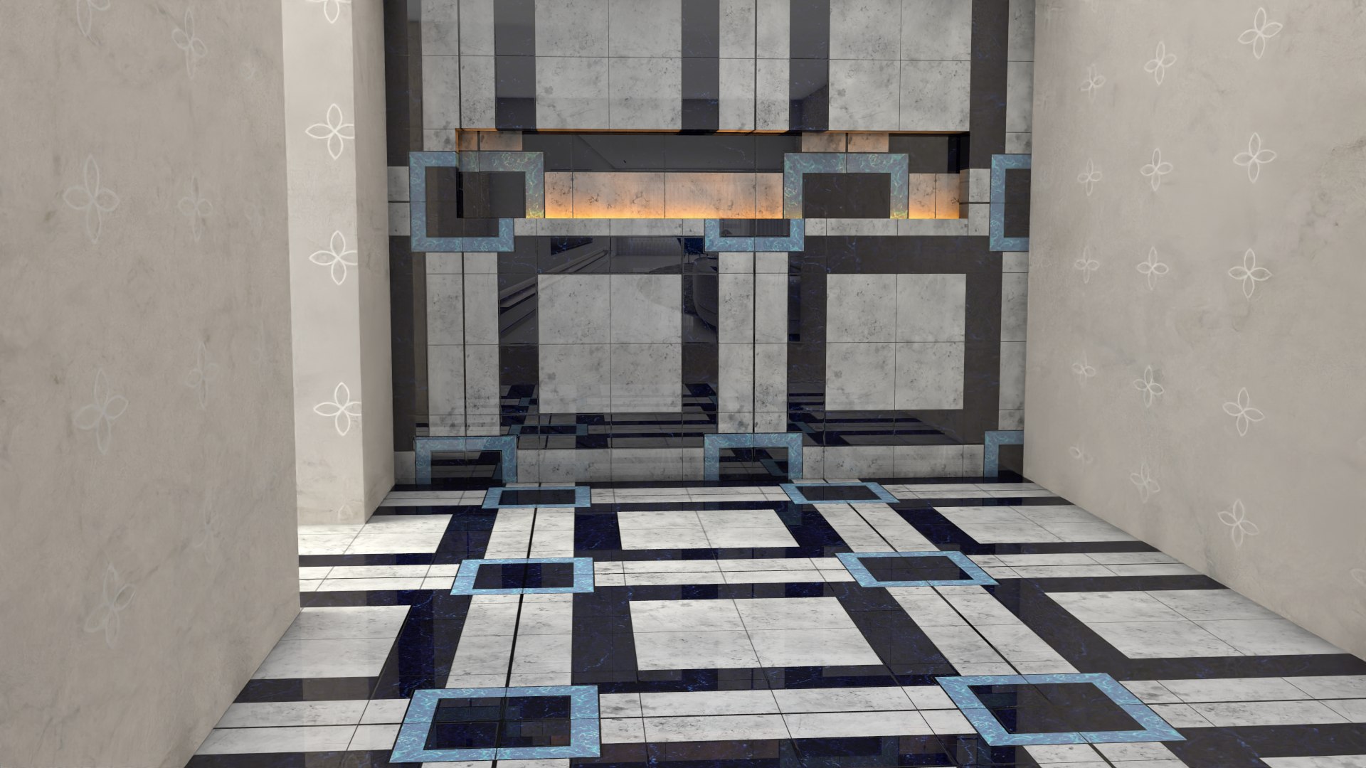 3D Model Texture PBR 8K Floor Tiles C4D Physical Render 0014 ...