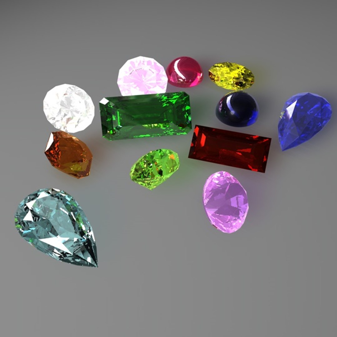 Diamond Gem 3d Model