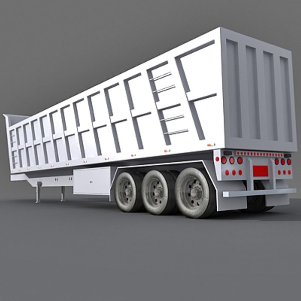 3d dump trailer
