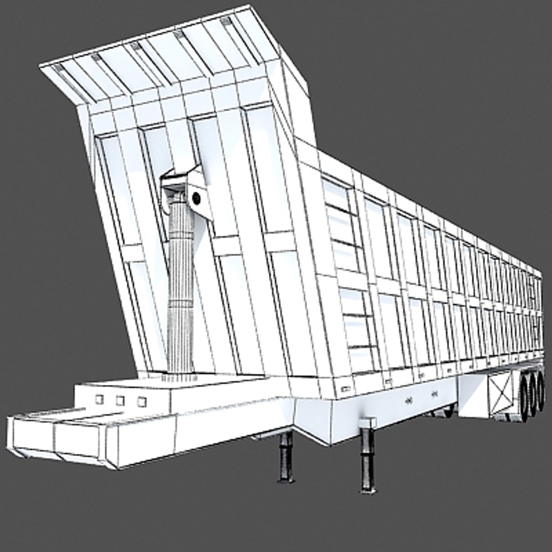 3d Dump Trailer