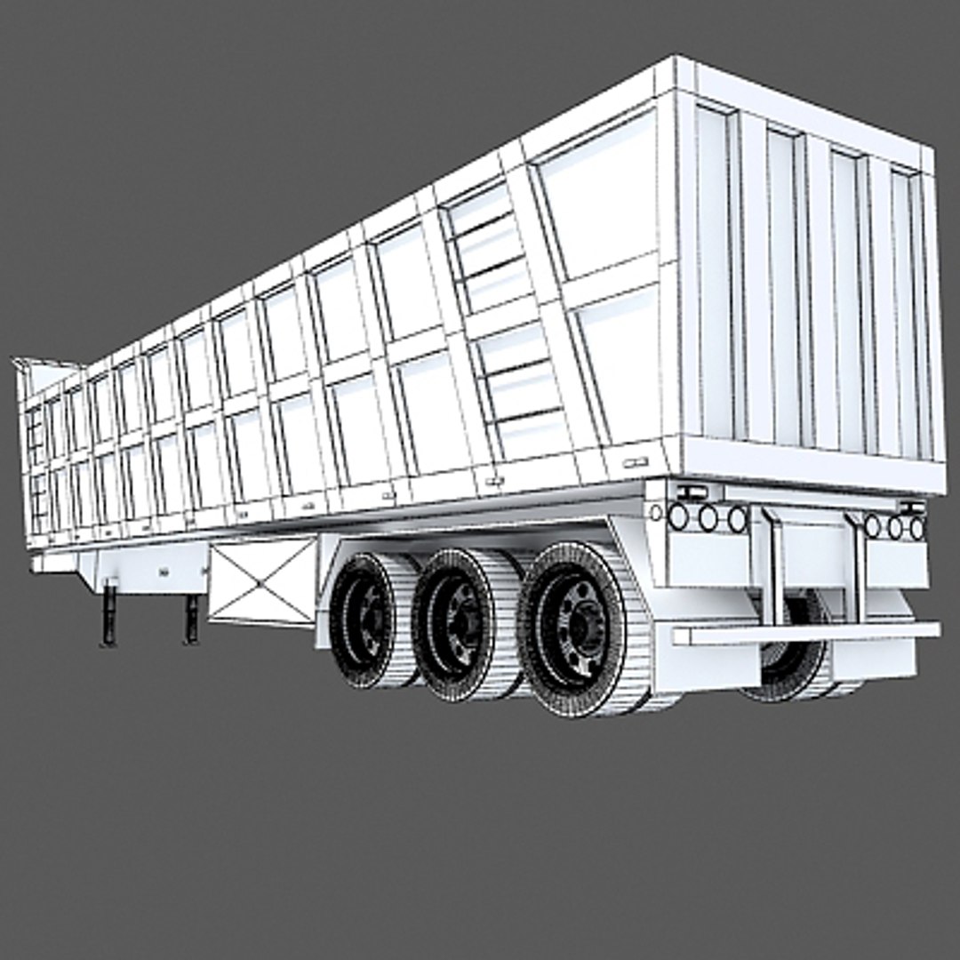 3d Dump Trailer