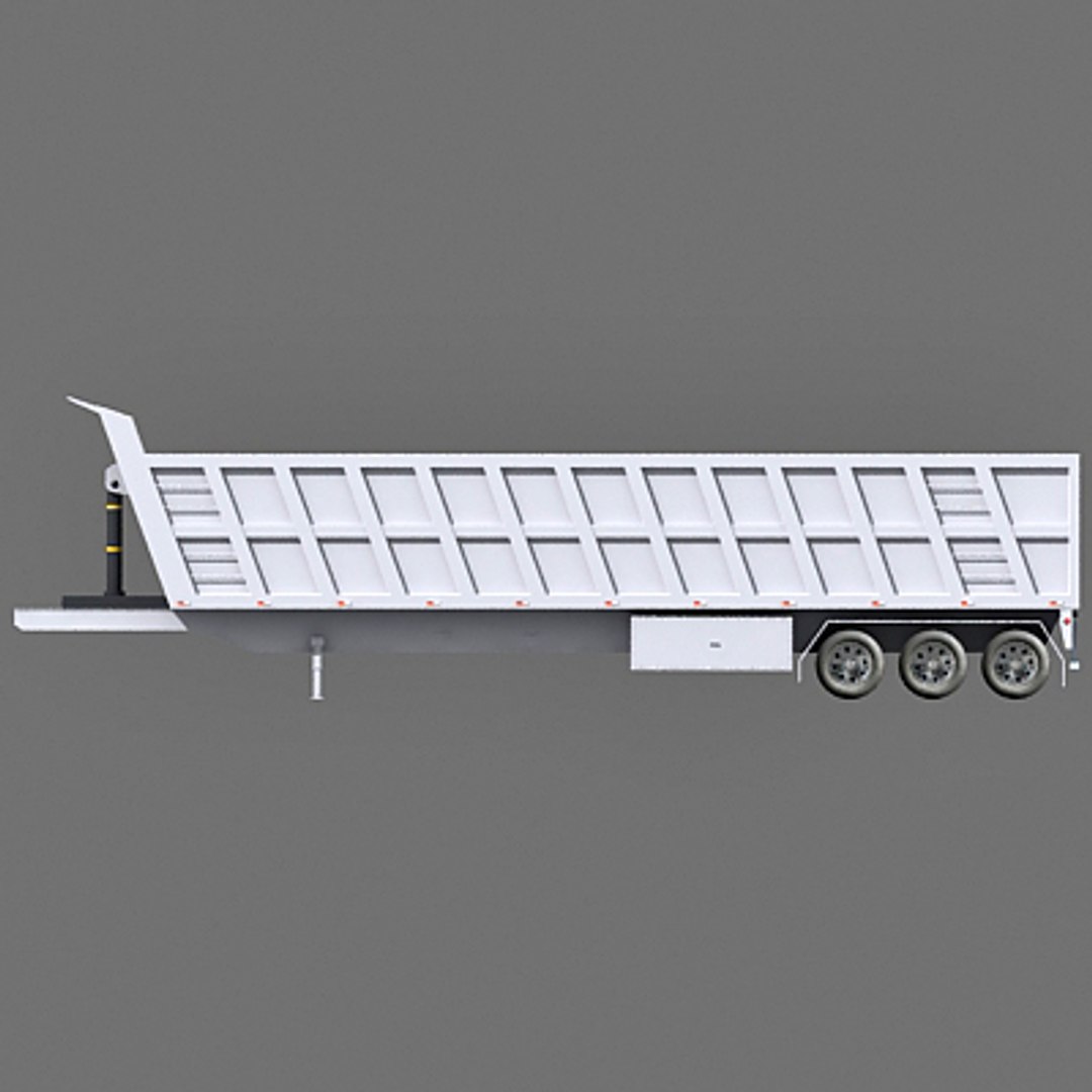 3d Dump Trailer