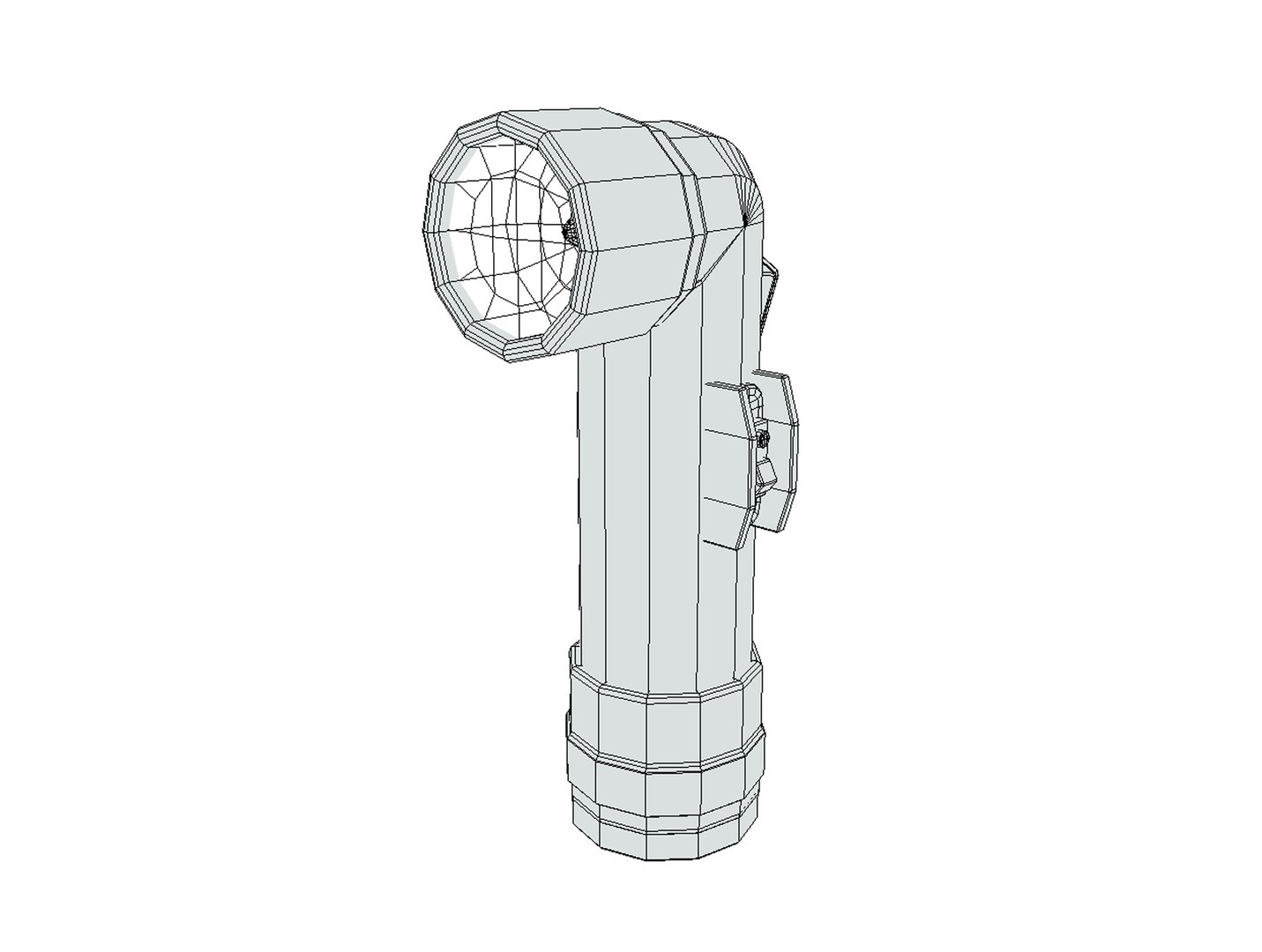 3D Fulton Flashlight Model - TurboSquid 1701413