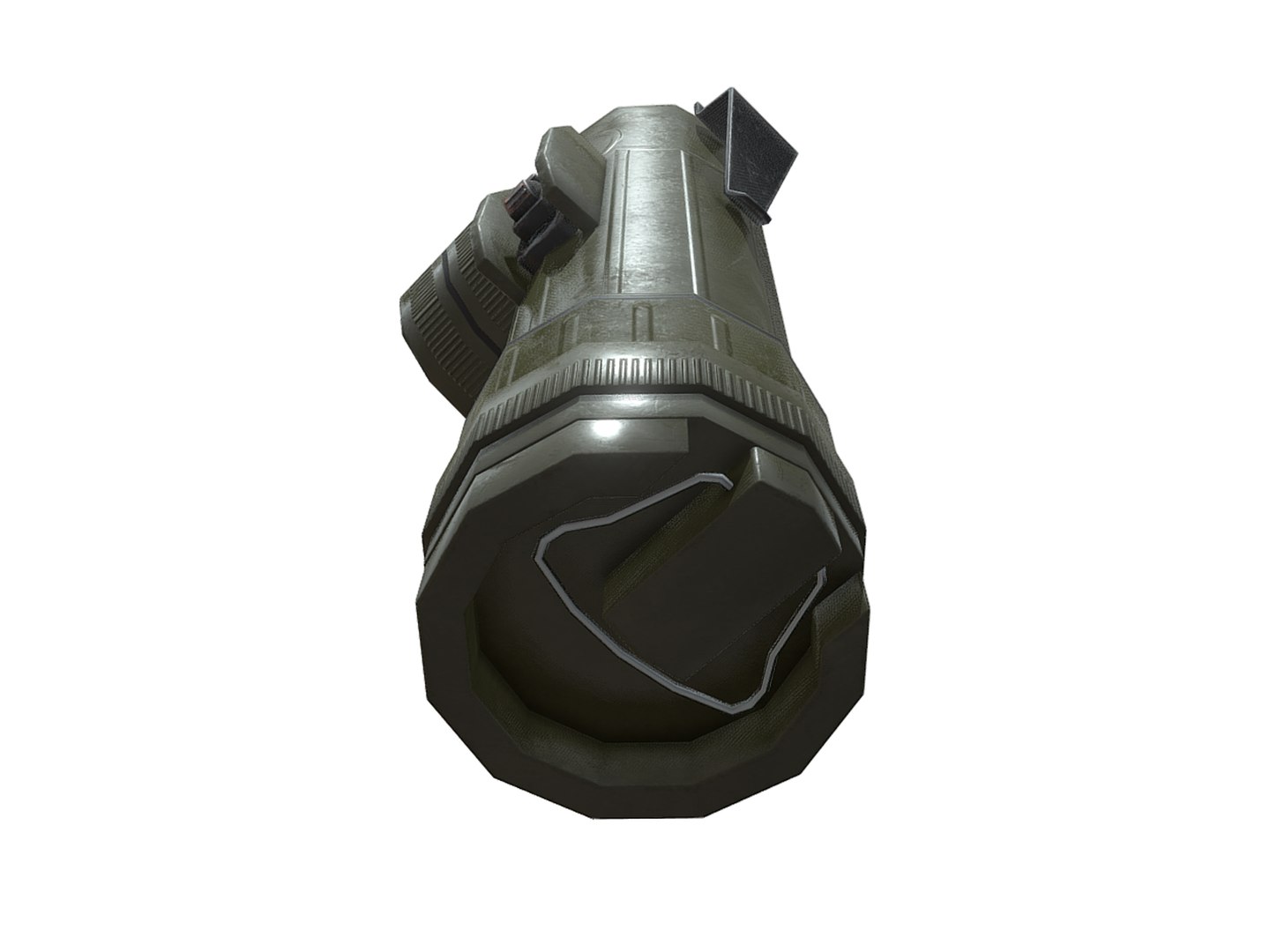 3D Fulton Flashlight Model - TurboSquid 1701413