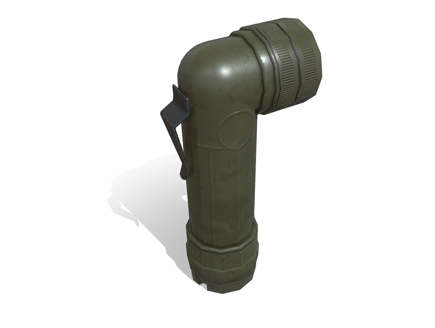3D Fulton Flashlight Model - TurboSquid 1701413