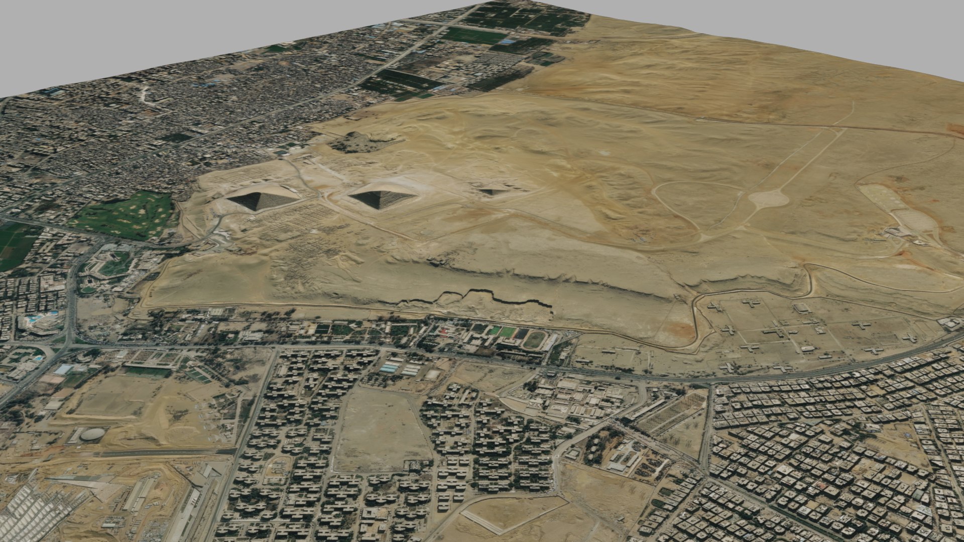 Giza terrain plateau 3D model - TurboSquid 1311489
