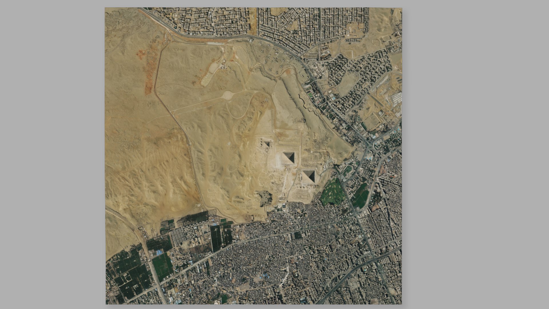 Giza terrain plateau 3D model - TurboSquid 1311489