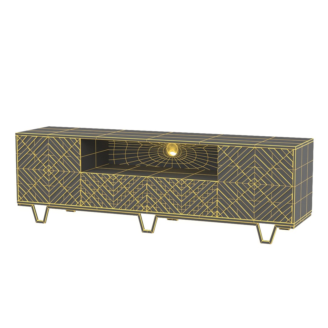 Argyle Media Console 67542 3D Model - TurboSquid 2055659