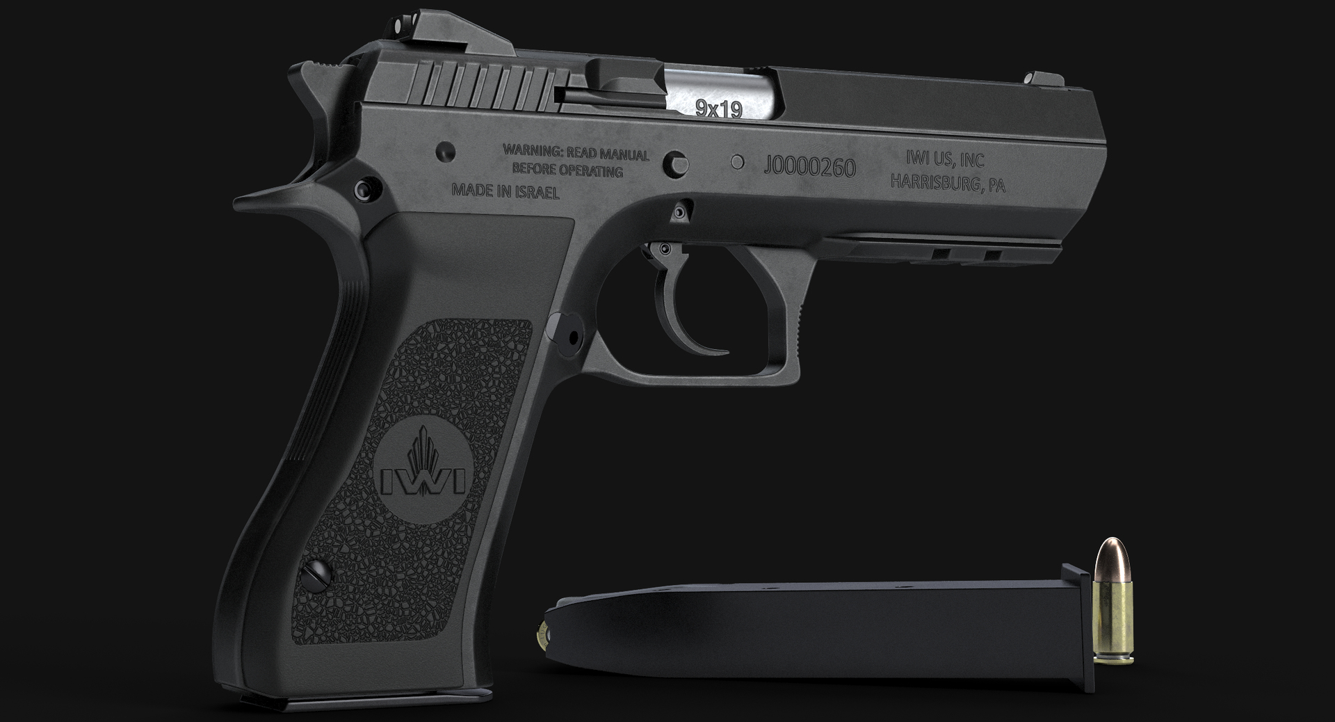 3d max jericho 941f 941 pistol