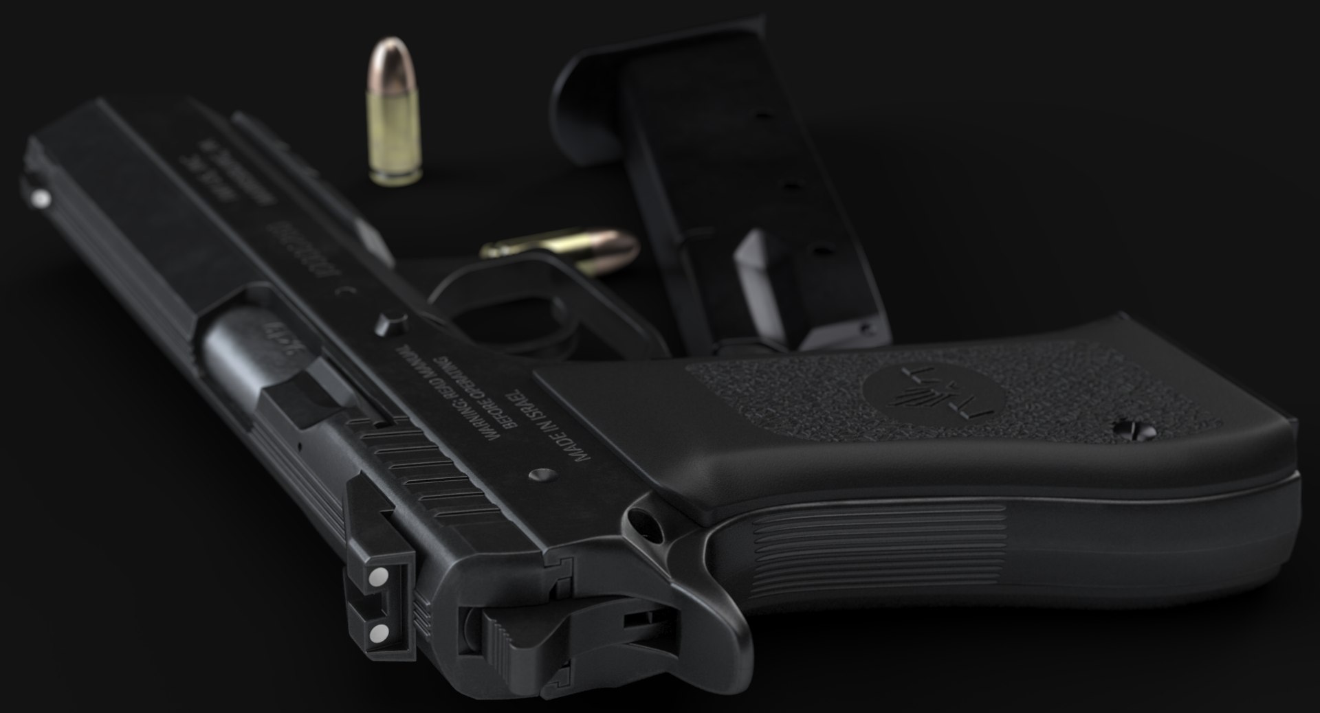 3d Max Jericho 941f 941 Pistol