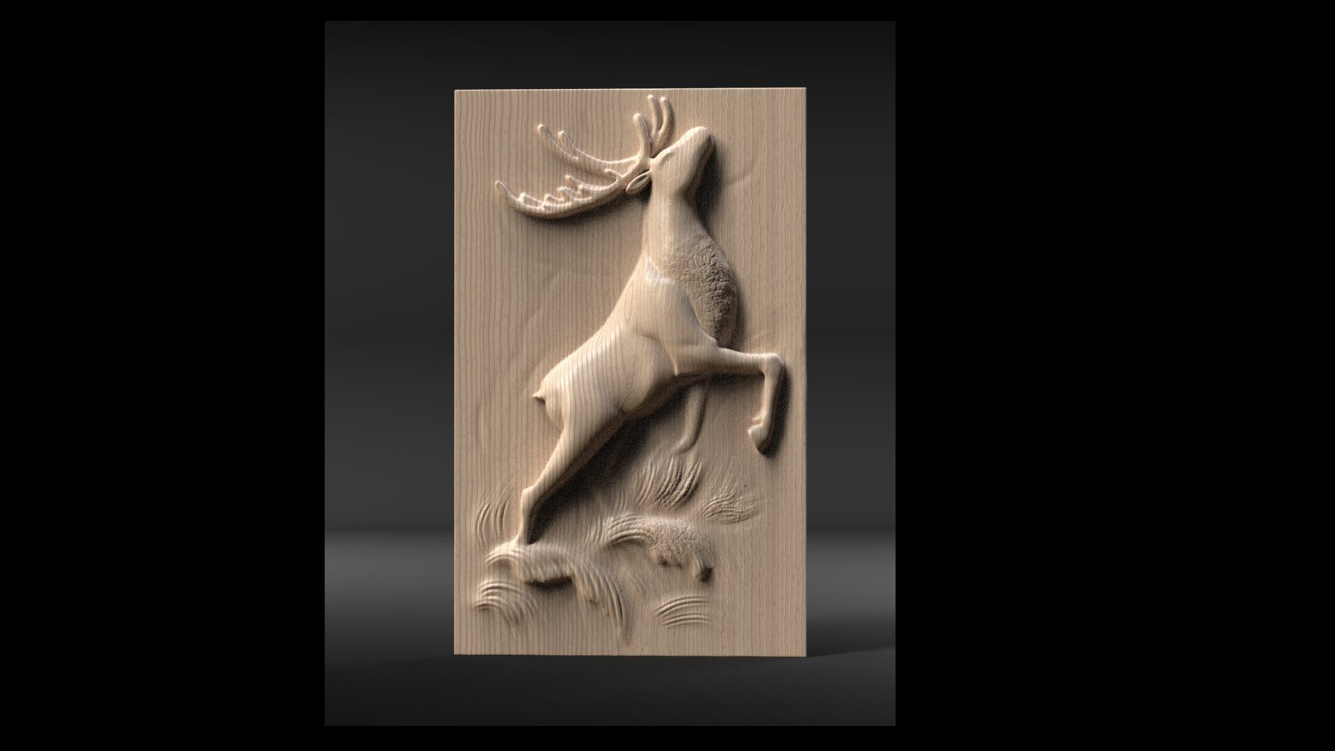 3D Deer Relief For CNC - TurboSquid 2010592