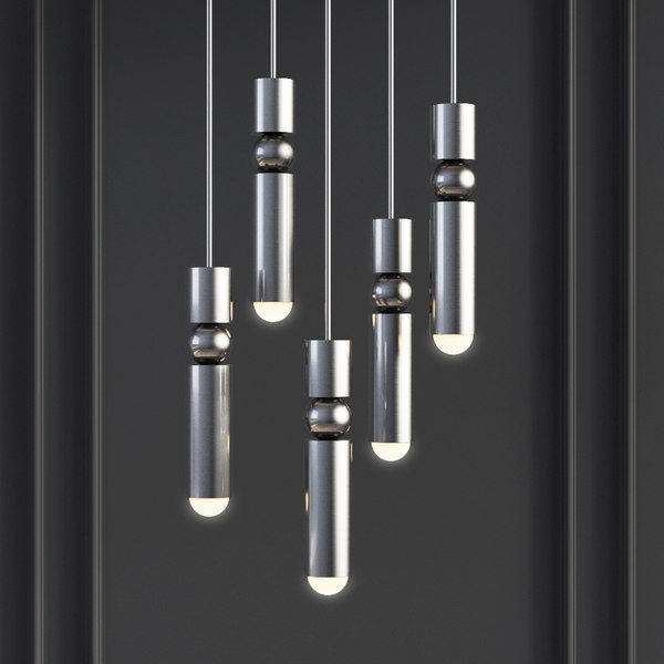 Fulcrum light polished chrome 3D model - TurboSquid 1567152