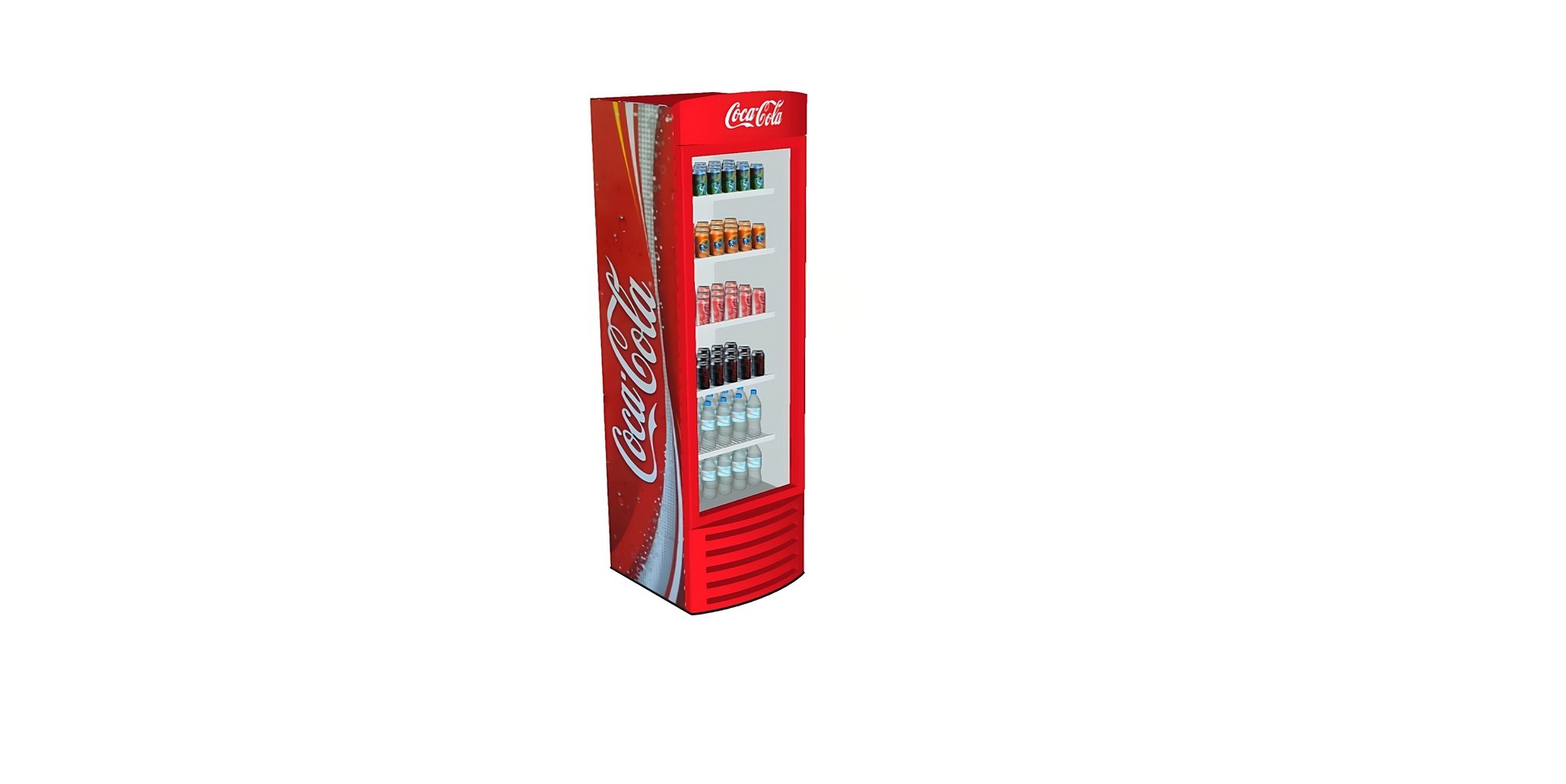 Coca Cola Refrigerator 3D - TurboSquid 2054702