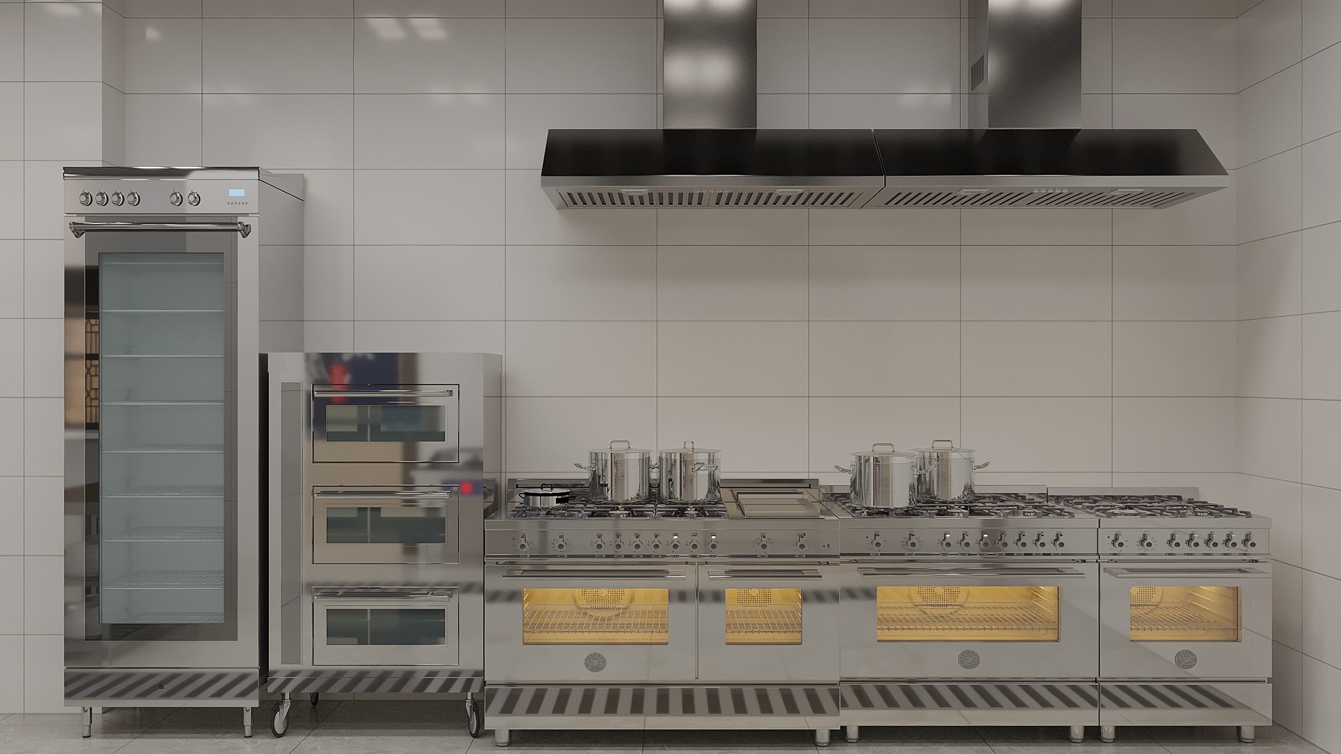 3D Commercial kitchen 5 model - TurboSquid 2159536
