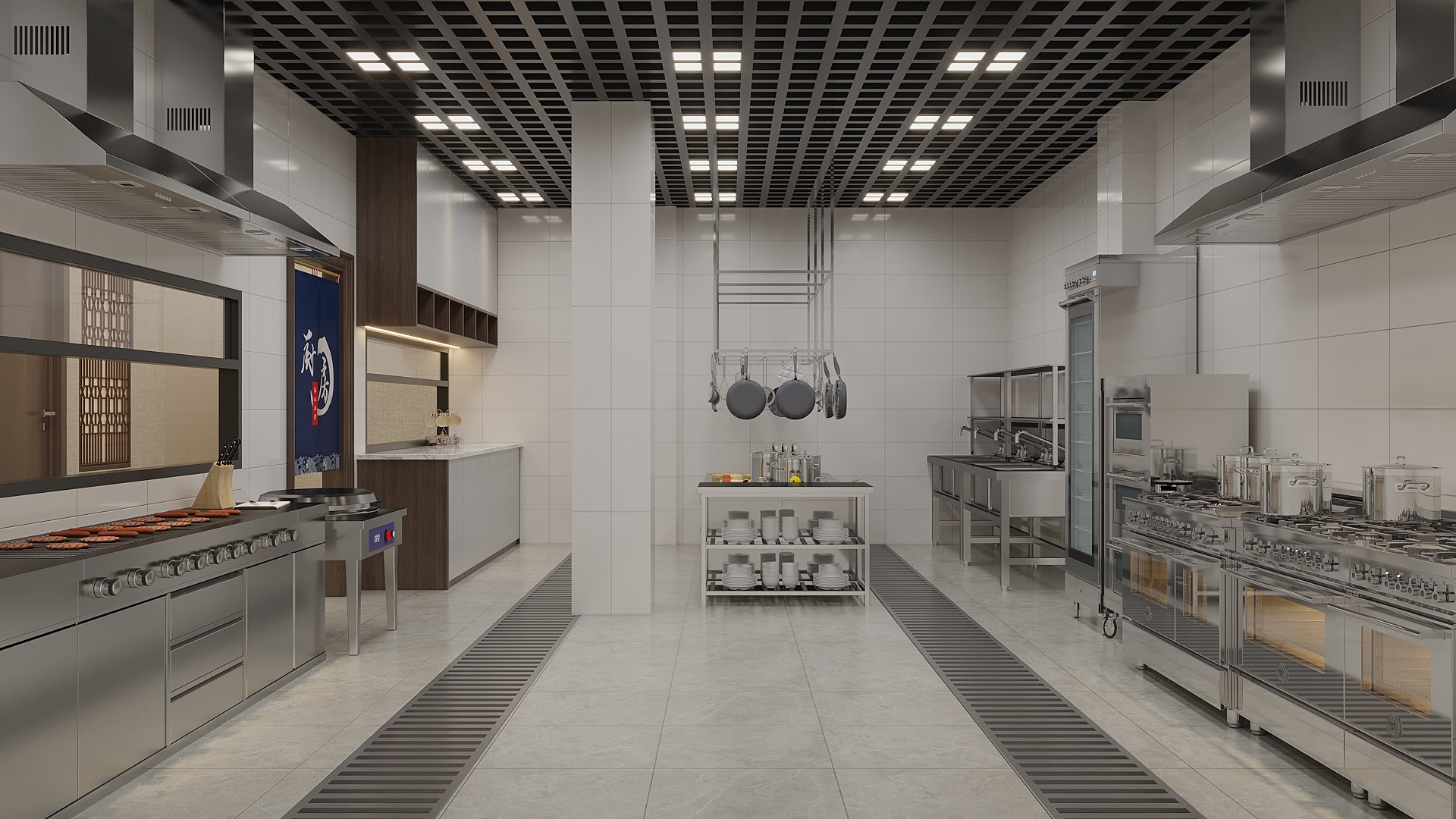 3D Commercial kitchen 5 model - TurboSquid 2159536