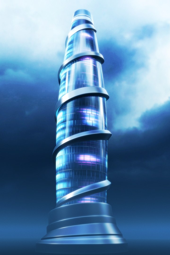 3D Futuristic Buildings - TurboSquid 2068160