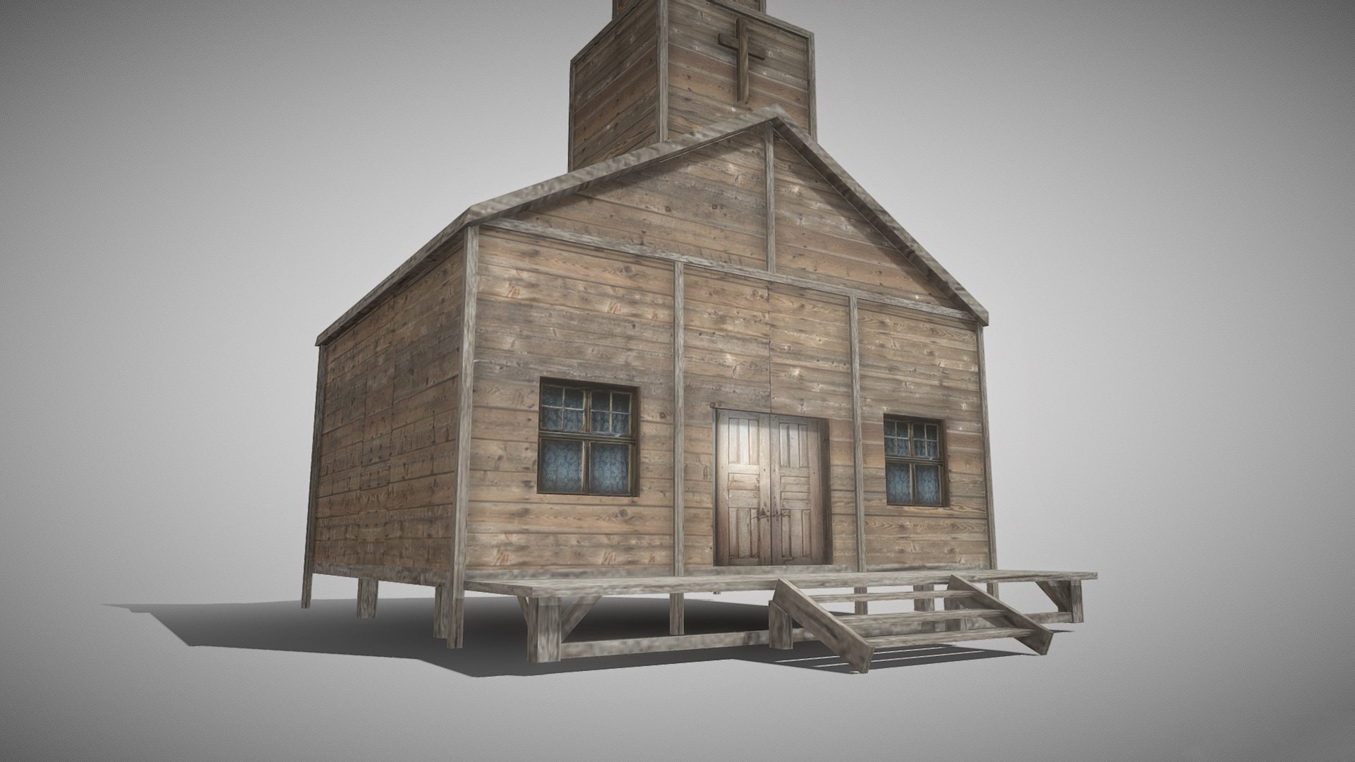 Church PBR 3D Model - TurboSquid 2203410